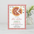 Slice of Fun ONE Pizza Party Birthday Invitation | Zazzle