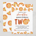 Slice Of Fun Pizza Party Birthday Invitation | Zazzle
