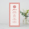 Slice Slice Baby Amore Pizza Themed Party Menu | Zazzle