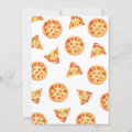 Slice Slice Baby Modern Pizza Shower Invitation | Zazzle