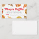 Slice Slice Baby! Pizza Baby Shower Diaper Raffle Enclosure Card | Zazzle