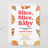 Slice, Slice, Baby! Pizza Baby Shower Invitation | Zazzle