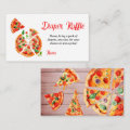 Slice Slice Baby Shower Party Game Diaper Raffle Enclosure Card | Zazzle