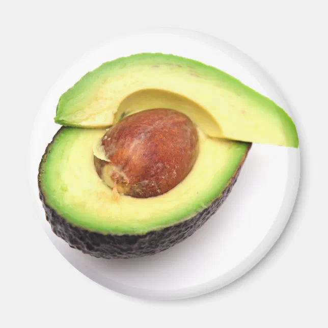 Sliced Avocado Magnet | Zazzle