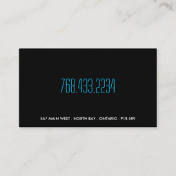 Slick Business Card | Zazzle