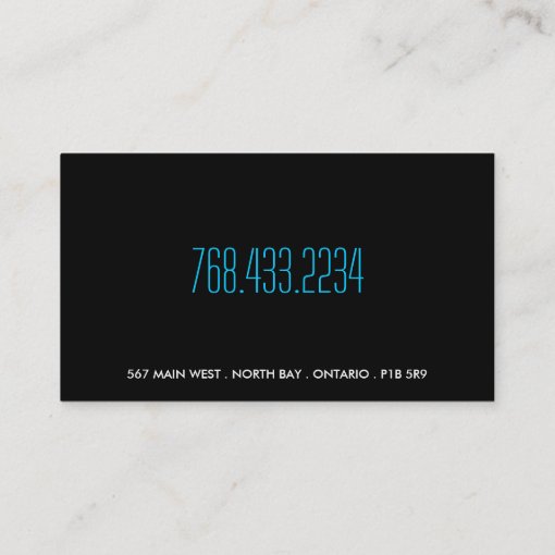 Slick Business Card | Zazzle