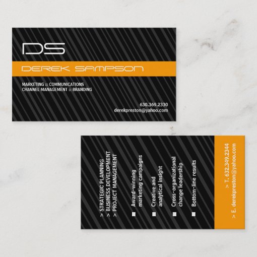 Slick Business Card | Zazzle