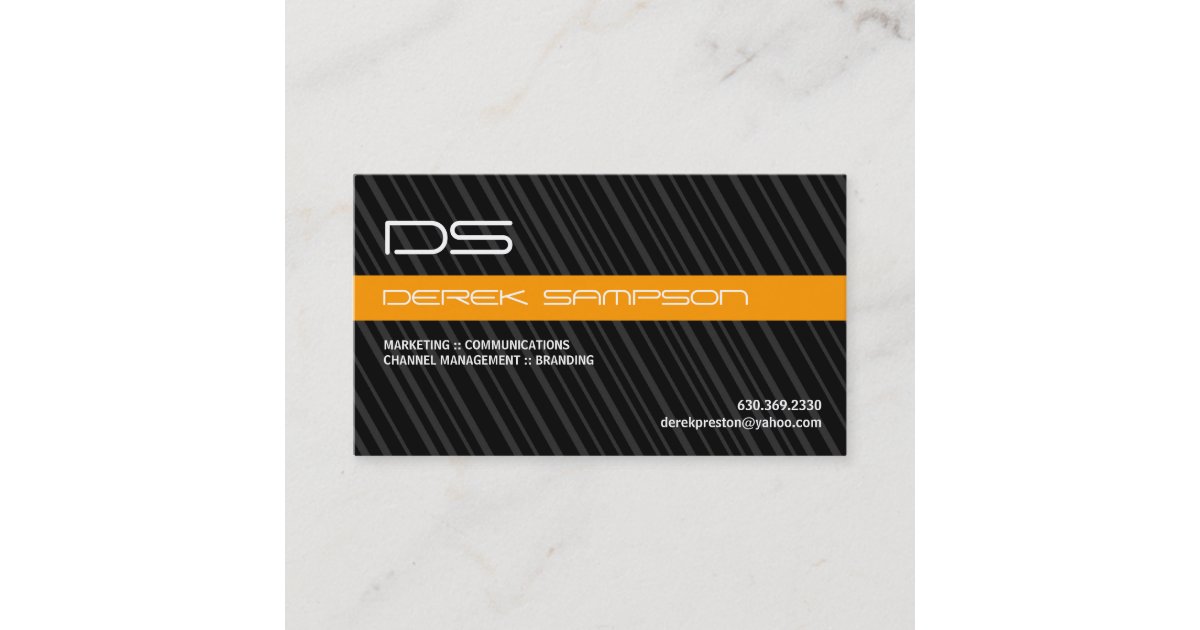Slick Business Card | Zazzle