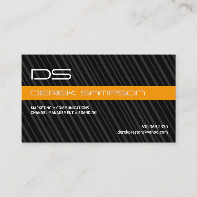 Slick Business Card | Zazzle