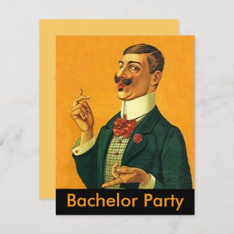 Slick Dapper Snapper ~ Bachelor Party Invitation | Zazzle