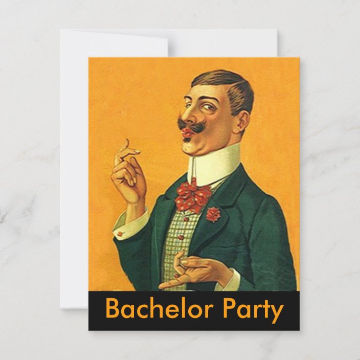 Slick Dapper Snapper ~ Bachelor Party Invitation | Zazzle.com
