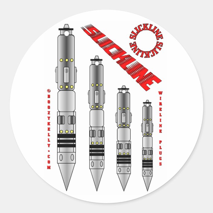Slickline Plugs,Sticker,Wireline Plugs,Oil,Gas,Rig Classic Round ...