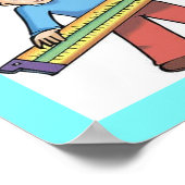 slide rule math humor poster | Zazzle