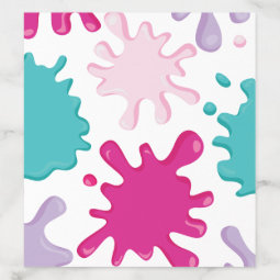 Slime girl birthday party invite envelope liner | Zazzle