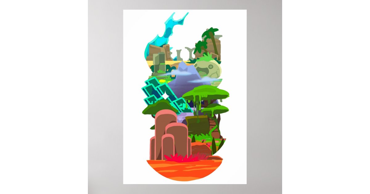 slime rancher areas poster | Zazzle