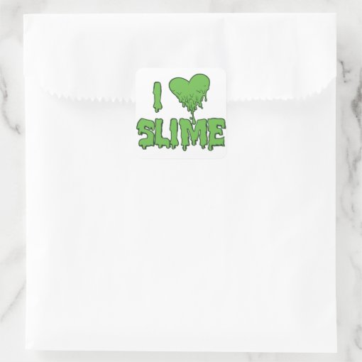 Slime Square Sticker | Zazzle