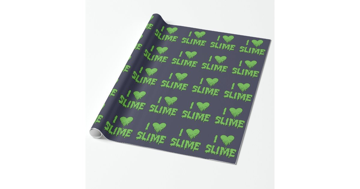 Slime Wrapping Paper | Zazzle