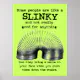 Slinky People Funny Print Poster Humor | Zazzle
