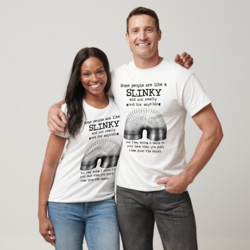 Slinky People Funny Shirt Humor | Zazzle