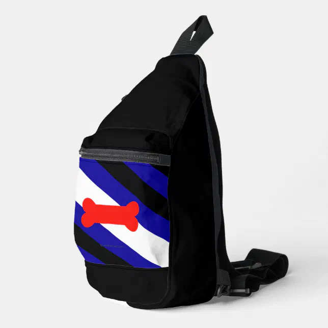 SlipperyJoe's Puppy Play Pride Flag fetishes LGBTQ Sling Bag | Zazzle