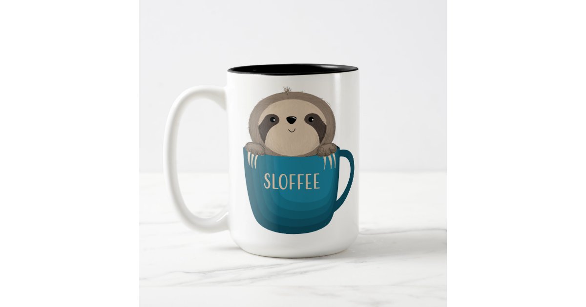 Sloffee! Two-Tone Coffee Mug | Zazzle