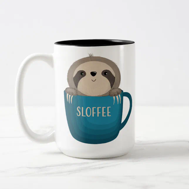 Sloffee! Two-Tone Coffee Mug | Zazzle