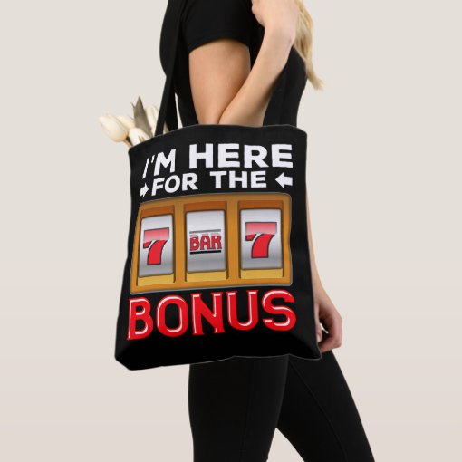 Slot Machine Gambling Funny Casino Fan Tote Bag | Zazzle