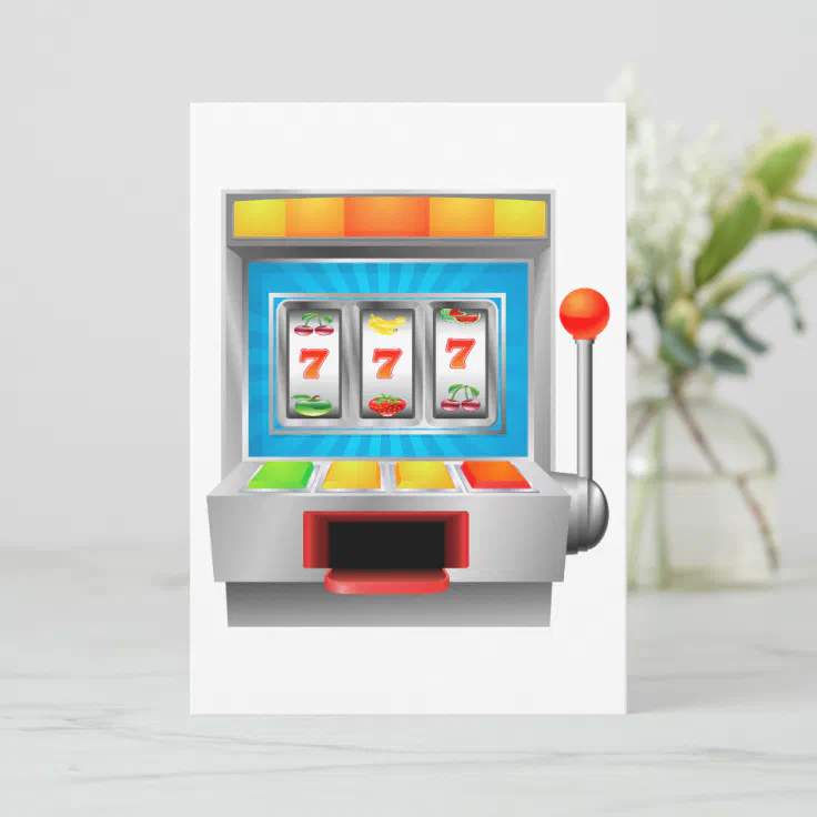 Slot Machine Invitation | Zazzle