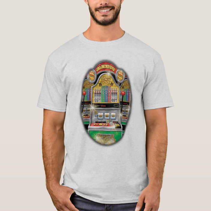 Slot Machine Jackpot T-Shirt | Zazzle.com