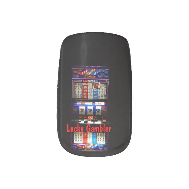 Slot Machine Lucky Gambler Minx Nail Art | Zazzle