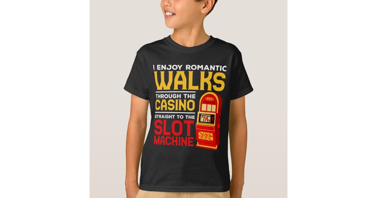 Slot Machine Player Funny Casino Gambling Humor T-Shirt | Zazzle