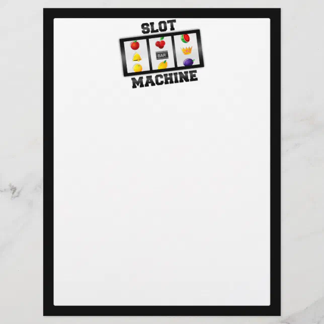 Slot Machine Tilted Icon | Zazzle