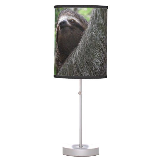 Sloth Climbing Tree Table Lamp | Zazzle.com