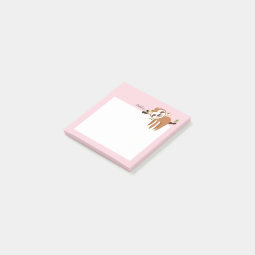 sloth, cute sloth, animal illustration post-it notes | Zazzle