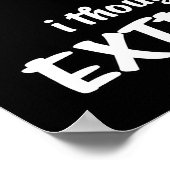 Sloth Exercise I Thought You Said Extra Fries Poster | Zazzle