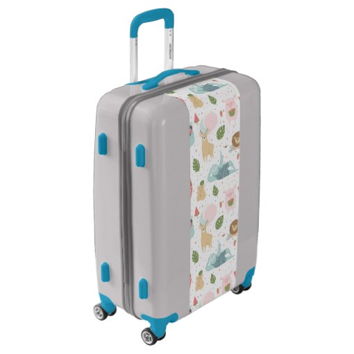 Sloth & Friends Pattern Luggage | Zazzle