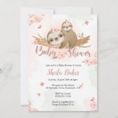 Sloth Invitation, Sloth Baby Shower Invitation | Zazzle