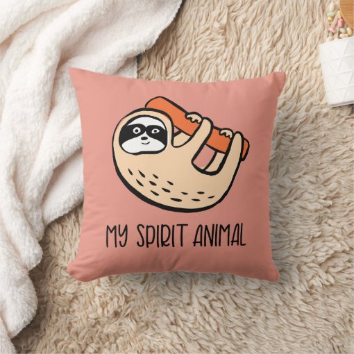 Sloth pillow | Zazzle