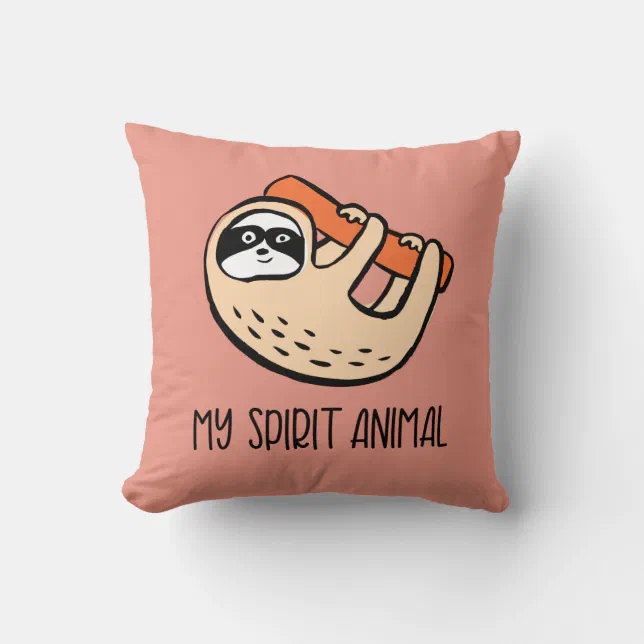 Sloth pillow | Zazzle