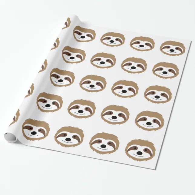 Sloth Wrapping Paper | Zazzle