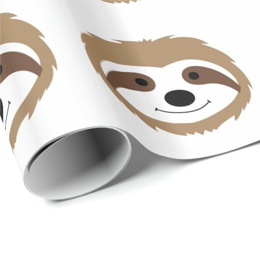 Sloth Wrapping Paper | Zazzle
