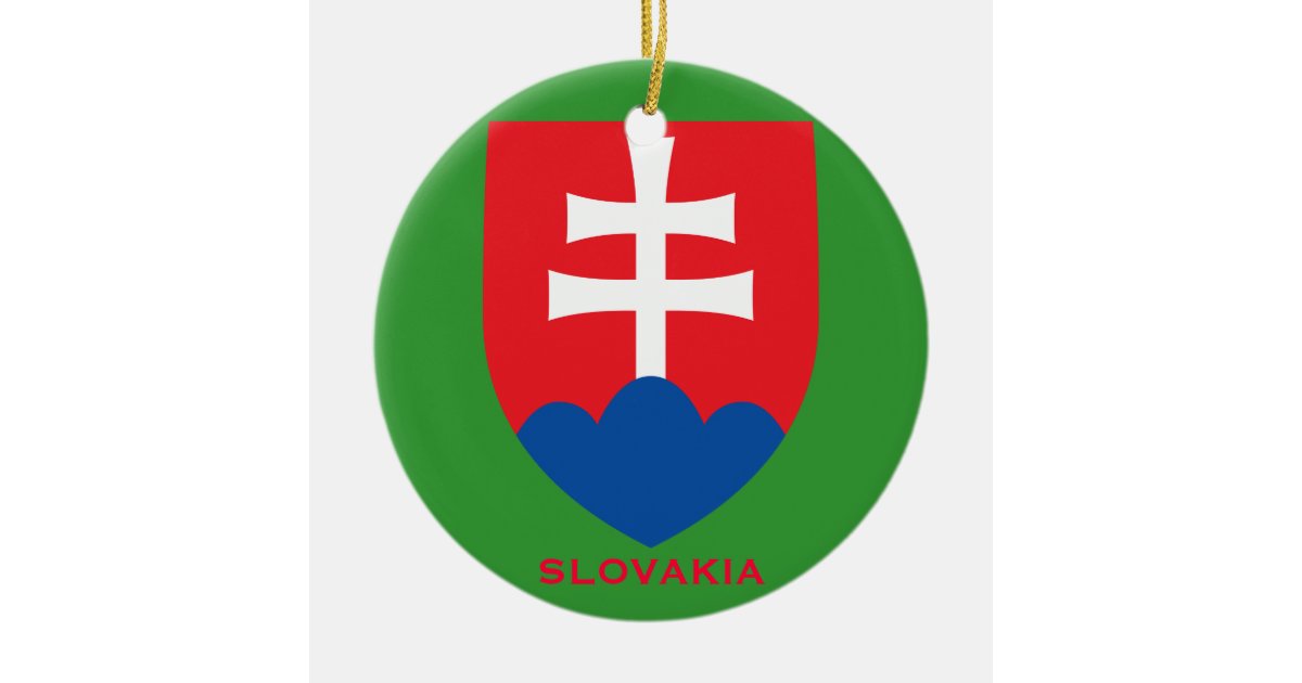 SLOVAKIA* Christmas Ornament | Zazzle