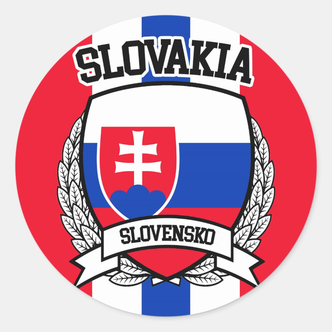 Slovakia Classic Round Sticker | Zazzle
