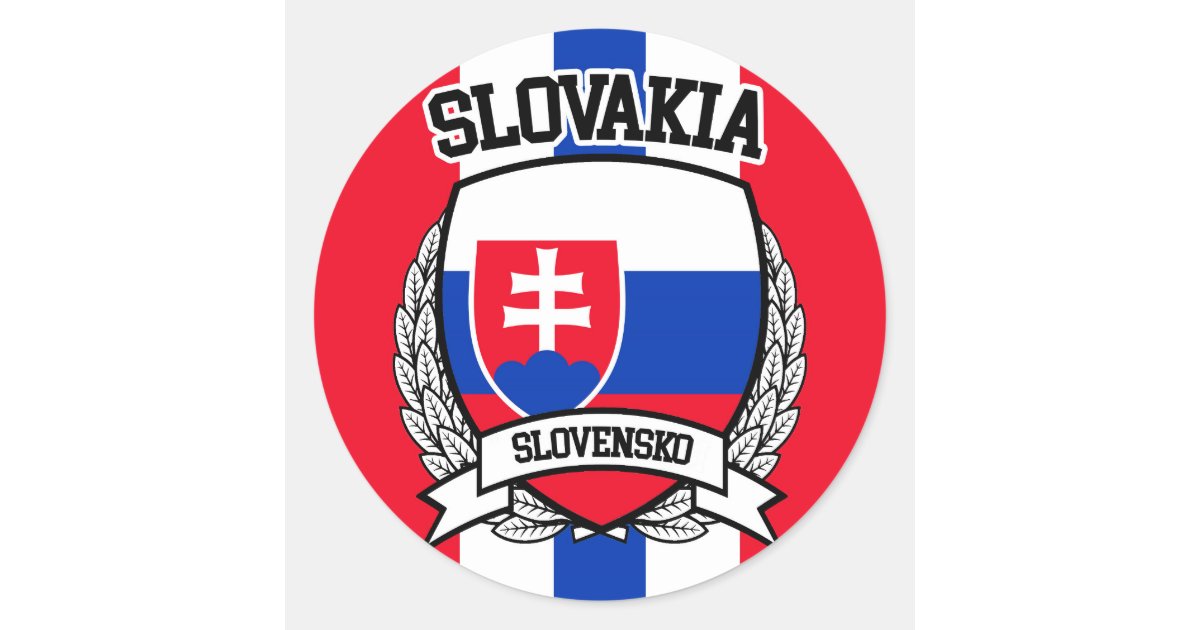 Slovakia Classic Round Sticker | Zazzle