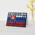 Slovakia Flag Birthday Card | Zazzle