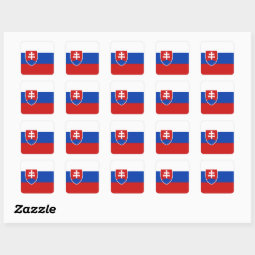 Slovakia Flag Sticker | Zazzle
