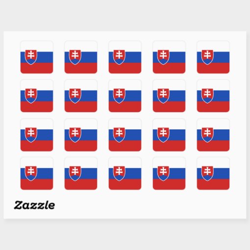 Slovakia Flag Sticker | Zazzle