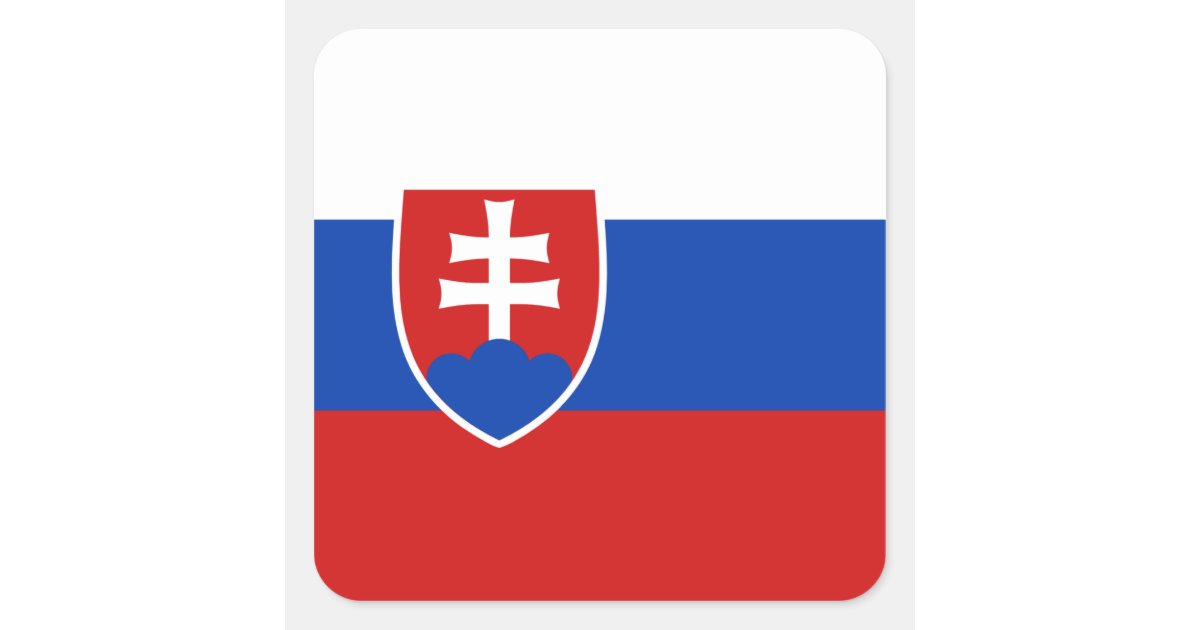 Slovakia Flag Sticker | Zazzle