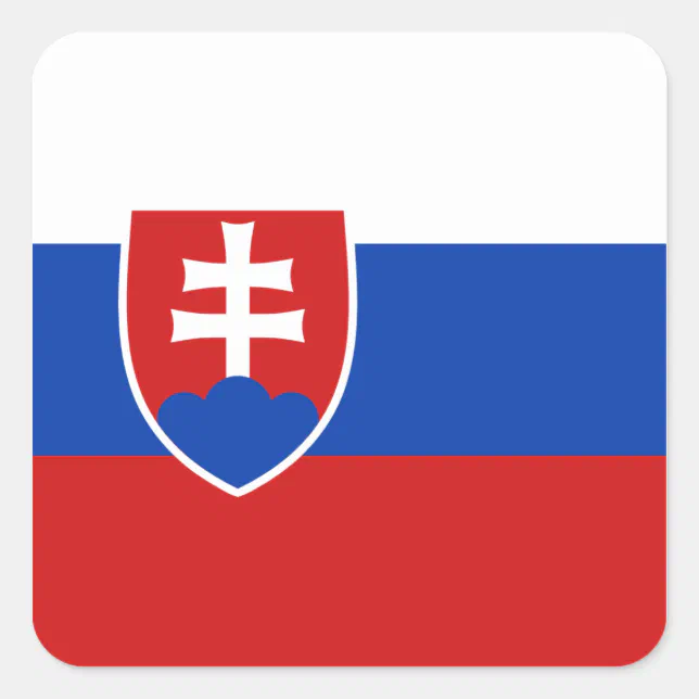 Slovakia Flag Sticker | Zazzle