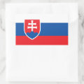 Slovakia Flag Stickers* Rectangular Sticker | Zazzle